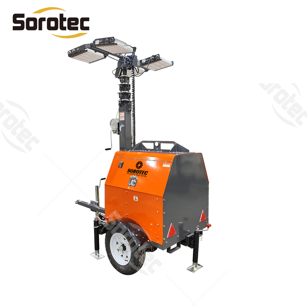 Wholesale Diesel lighting tower with 300watts Led lamp direct factory ...