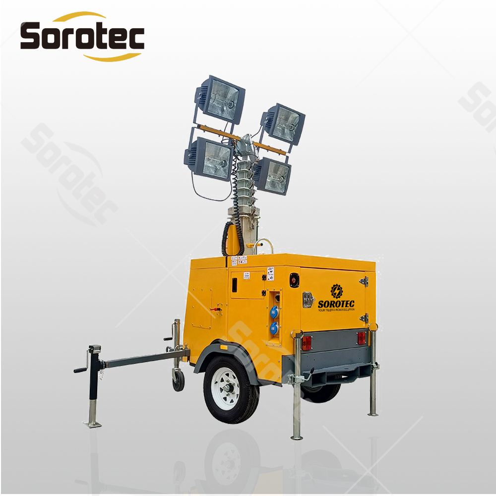 Wholesale Hydraulic Light Tower 9m Height with 1000w Lamp Powered by ...