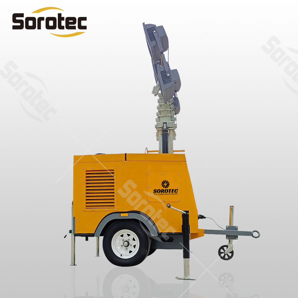 Wholesale Perkins Mobile Light Tower Hydraulic Type With 1000W Metal ...