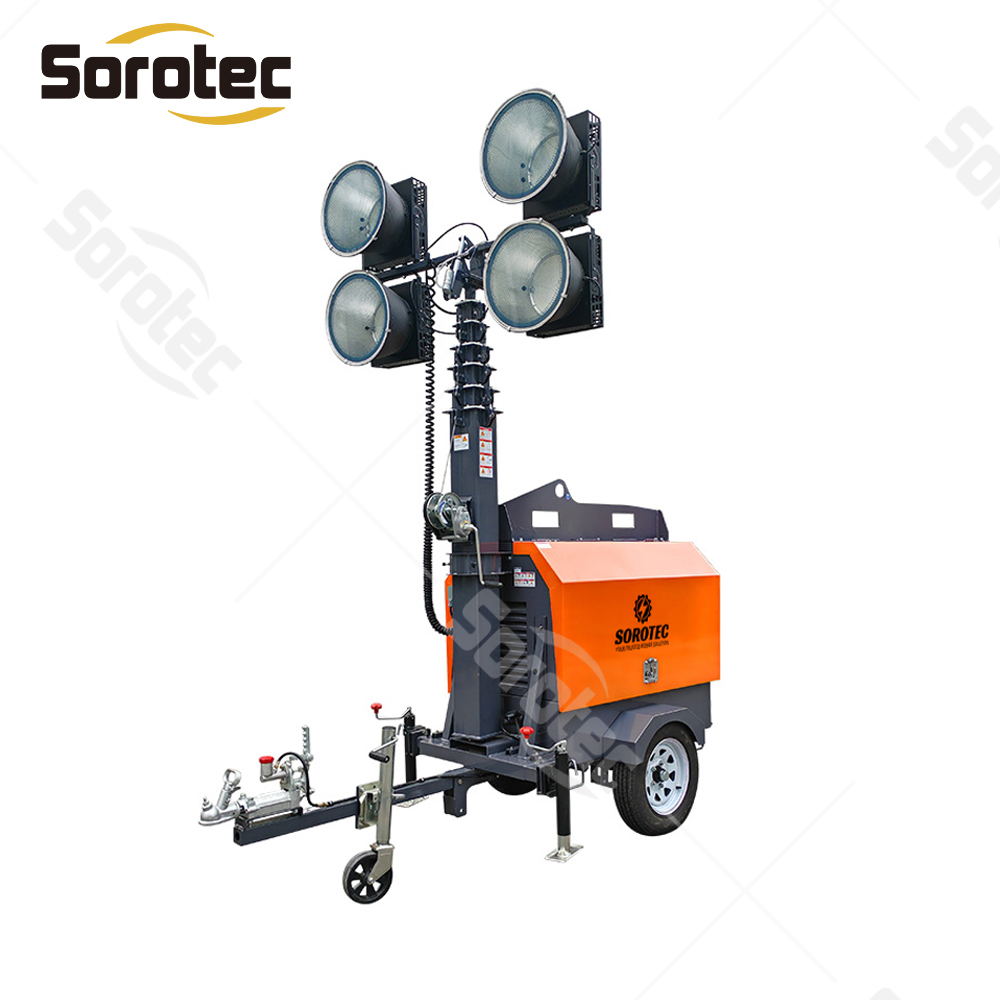 Wholesale Japan Yanmar engine 3TNV88-GGE powered diesel lighting tower Manufacturer and Supplier ...