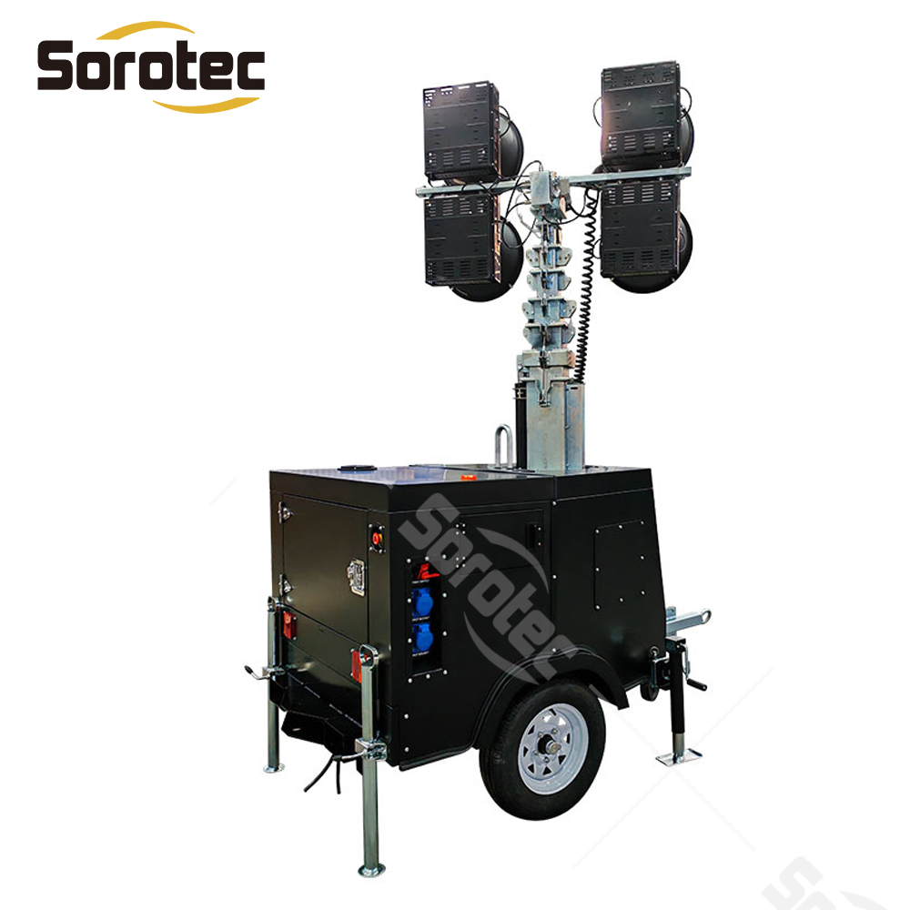 Wholesale Yangdong Engine Powered Mobile Diesel Light Tower 9m Height ...
